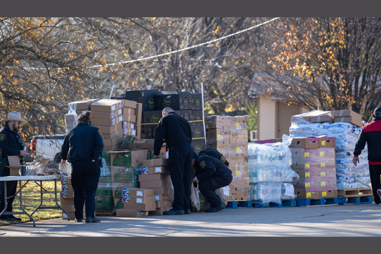 Denton County Sheriff's Office and Project Hope Brighten Holidays for