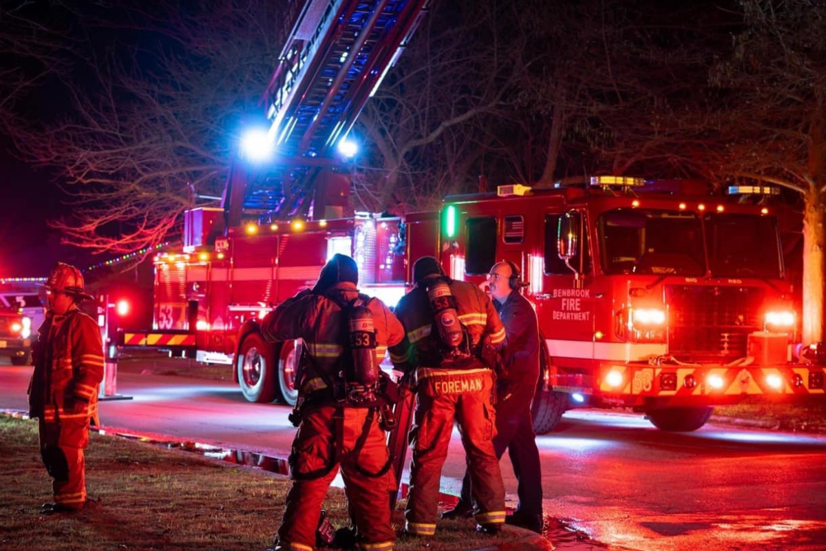 Fort Worth And Benbrook Fire Departments Team Up To Quell Overnight
