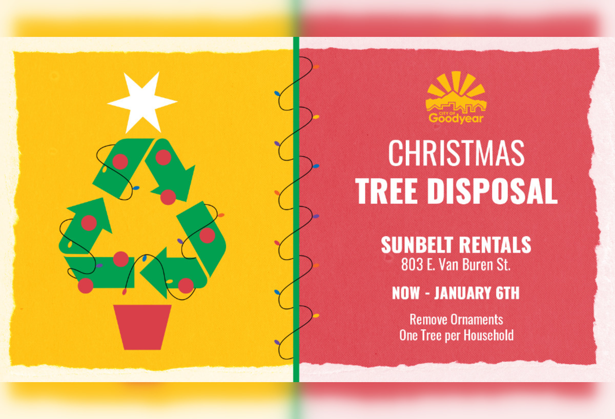 Goodyear Offers Easy Post-Holiday Tree Disposal Options for Residents