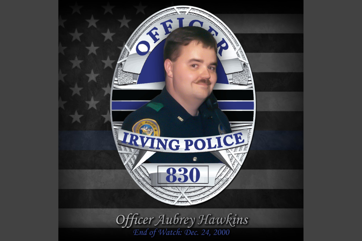 Irving Police Department Honors Fallen Officer Aubrey Hawkins on 24th