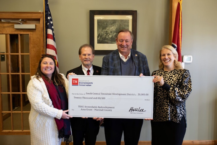 Marshall County Secures $20,000 TDEC Grant for Brownfield Site