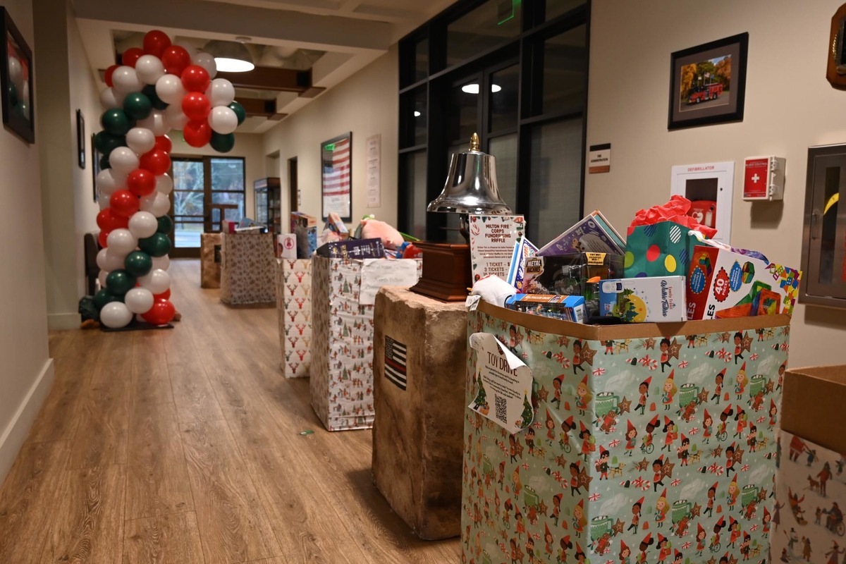 Milton Fire Station 44 Hosts Pancake Breakfast with Santa and Toy