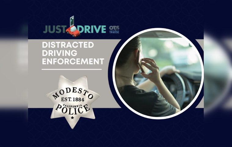 Modesto Police to Ramp Up Hands-Free Driving Enforcement During