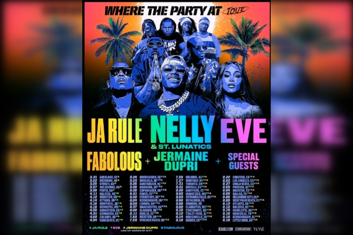 Nelly Announces 2025 Where The Party At Global Tour with Phoenix