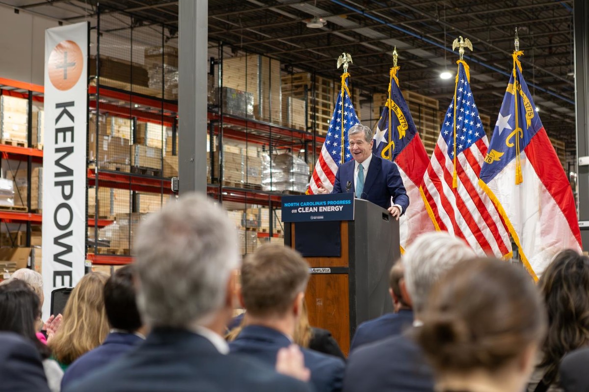 North Carolina Marks Clean Energy Milestone as Governor Cooper