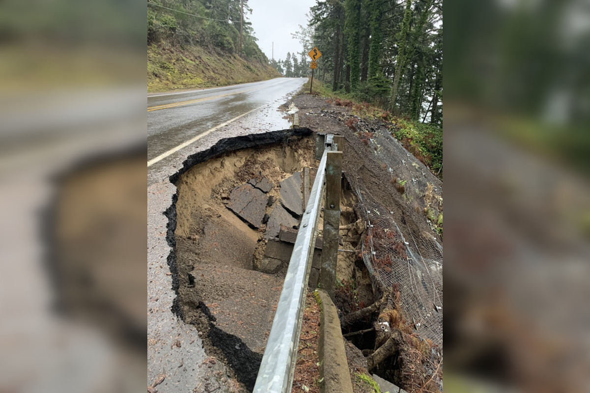 Oregon's Highway 131 Shut Down for Emergency Repairs Amid Severe
