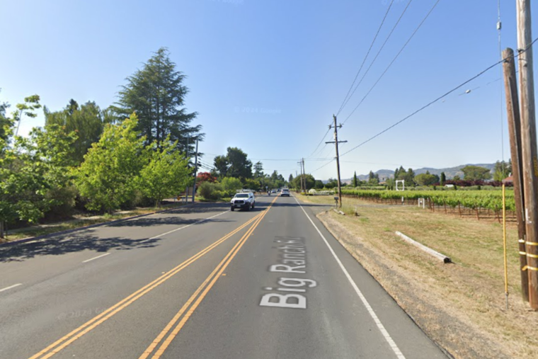 Solo Vehicle Collision on Napa's Big Ranch Road Leaves One