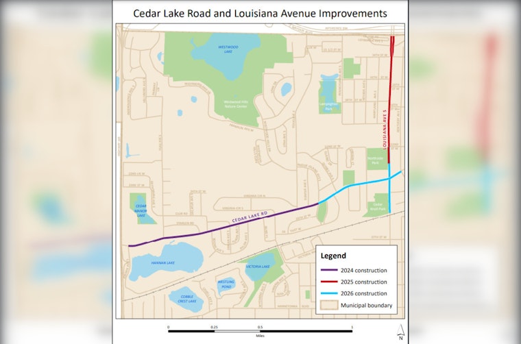 St. Louis Park Announces Infrastructure Upgrades for Cedar Lake Road