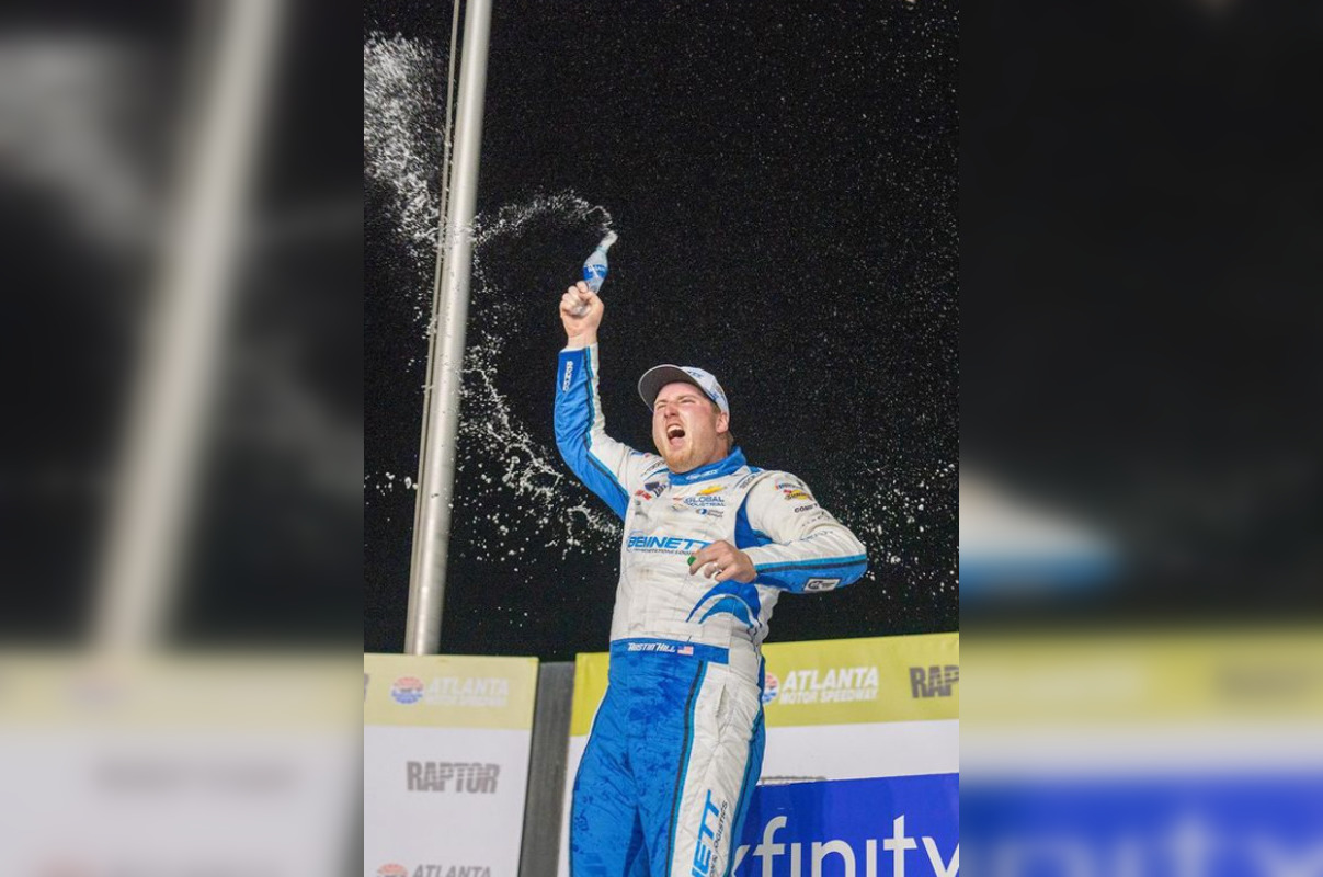 Austin Hill's Thrilling Victory at Atlanta Motor Speedway After Fuel