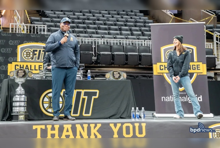 Boston Police Climb TD Garden Stairs in BFit Challenge, Raising $900K