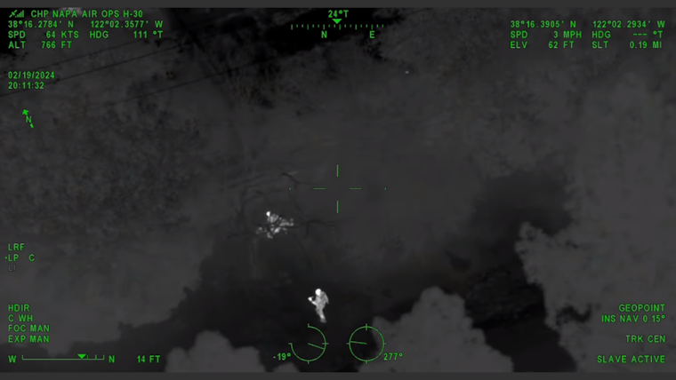 VIDEO: CHP's High-Tech Aide Leads to a Suspect's Capture in Fairfield