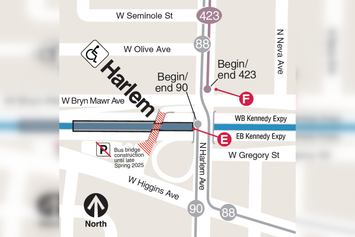 CTA Announces $19.6M Reconstruction of Harlem Blue Line Station