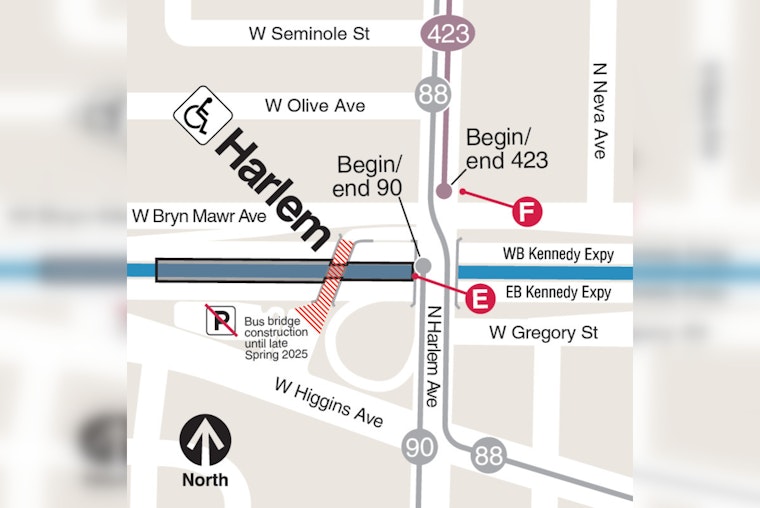 CTA Announces $19.6M Reconstruction of Harlem Blue Line Station