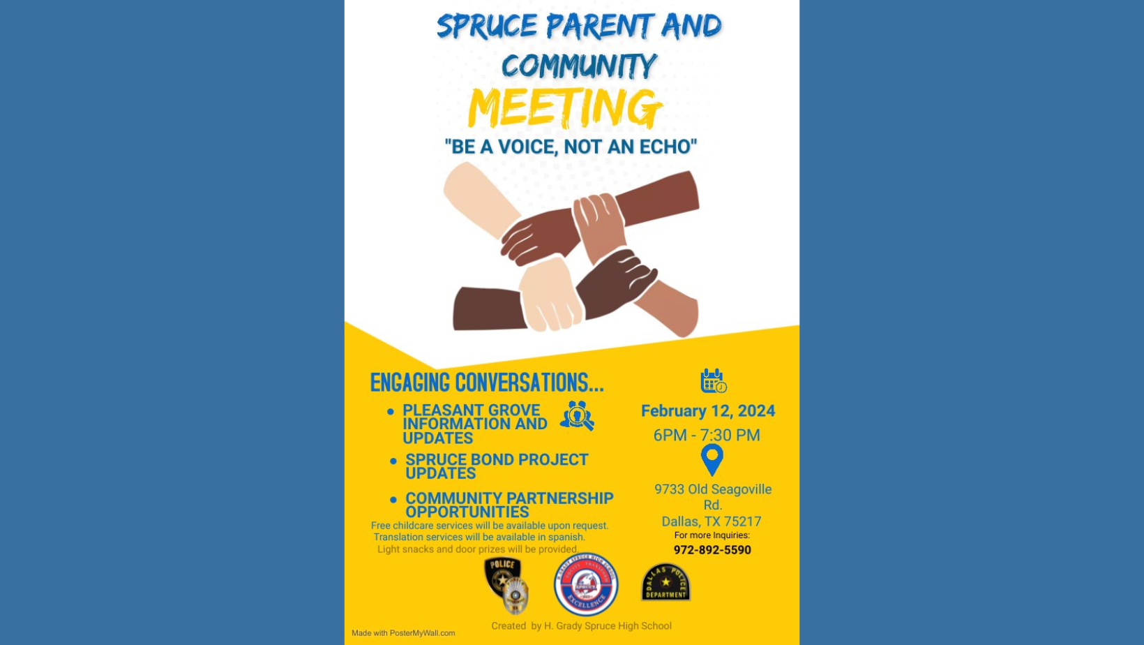 Dallas Police Department Promotes Community Engagement with Upcoming