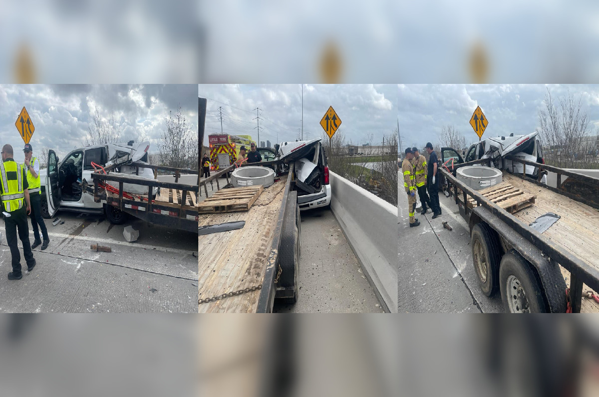 Harris County Constable Deputy Hospitalized After Trailer Strikes