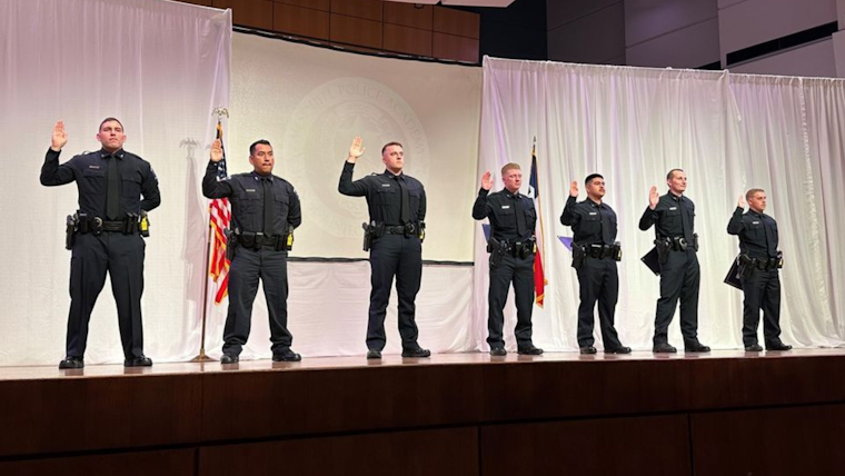 Mesquite Police Department Welcomes Seven New Officers From Basic