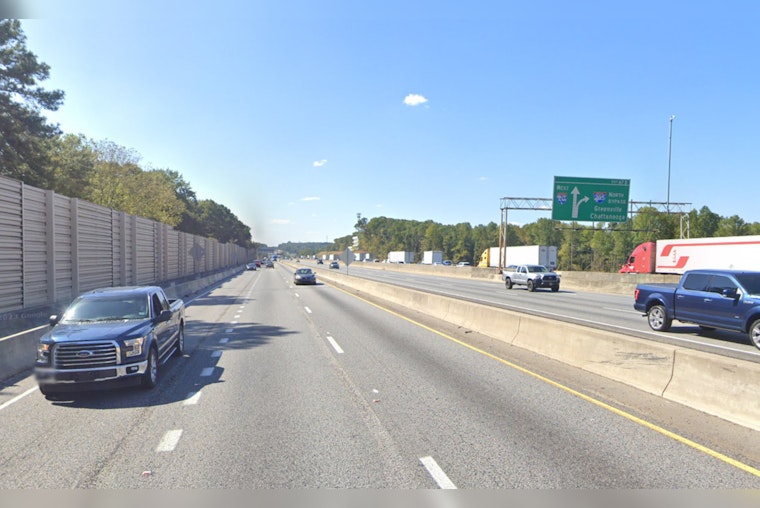 No Injuries as Tire Blowout Ignites Empty MARTA Bus on I-20 Exit in