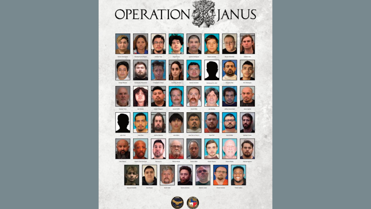 Operation Janus Takedown, 47 Predators Cuffed in North Texas Child