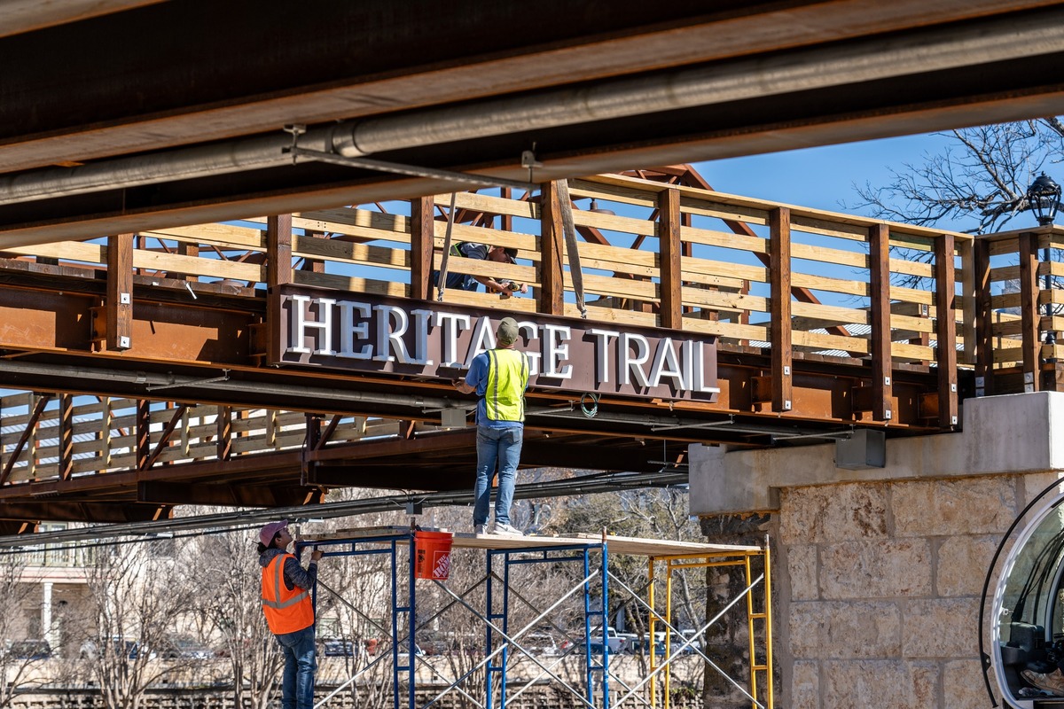 Round Rock's Heritage Trail West Nears Completion