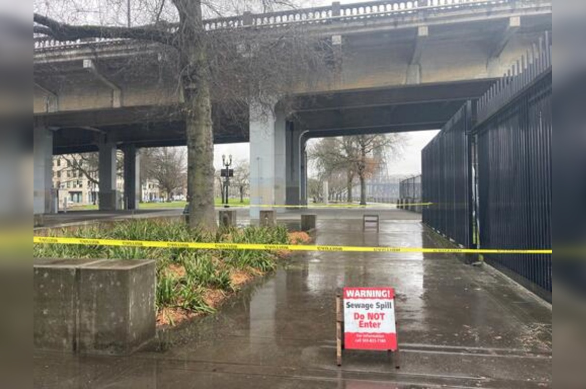 Sewage Spill Under Burnside Bridge in Portland Prompts Environmental