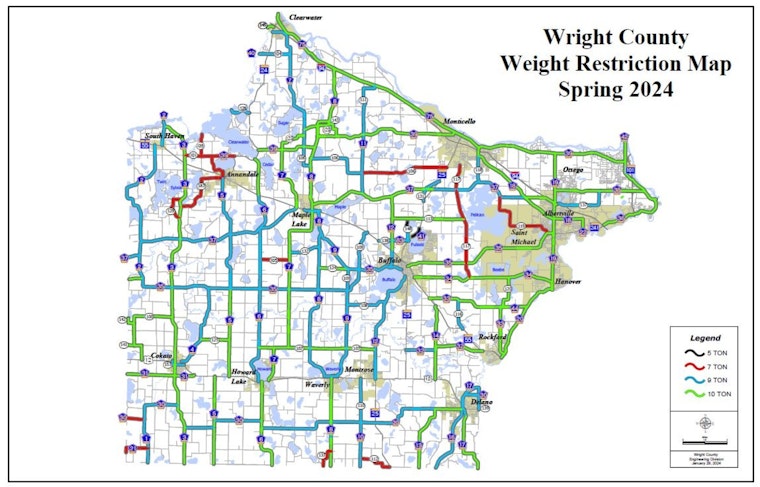 Wright County Braces for Possible Early Onset of Spring Road Weight