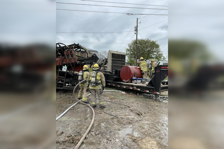 AFD Battles Blaze After Generator Explosion in Southeast Austin, Urges