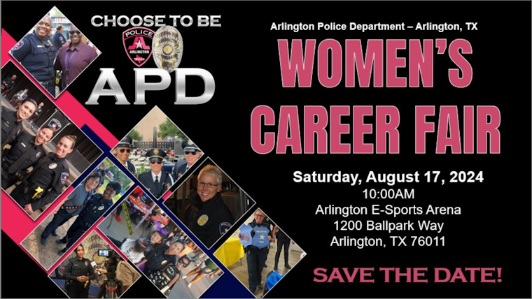 Arlington Police Department Hosts Women's Career Fair to Promote