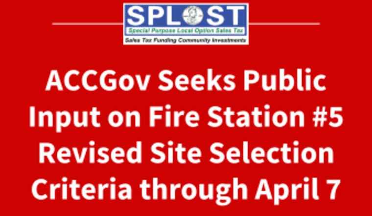 Athens Residents Invited to Shape Future of New Fire Station, Public Athens Residents Invited to Shape Future of New Fire Station, Public