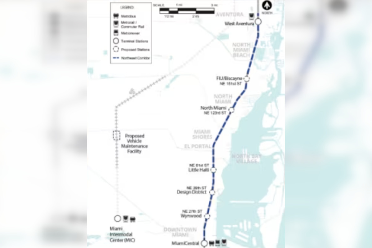 Biden Administration Endorses Miami-Dade Rail Project with $264