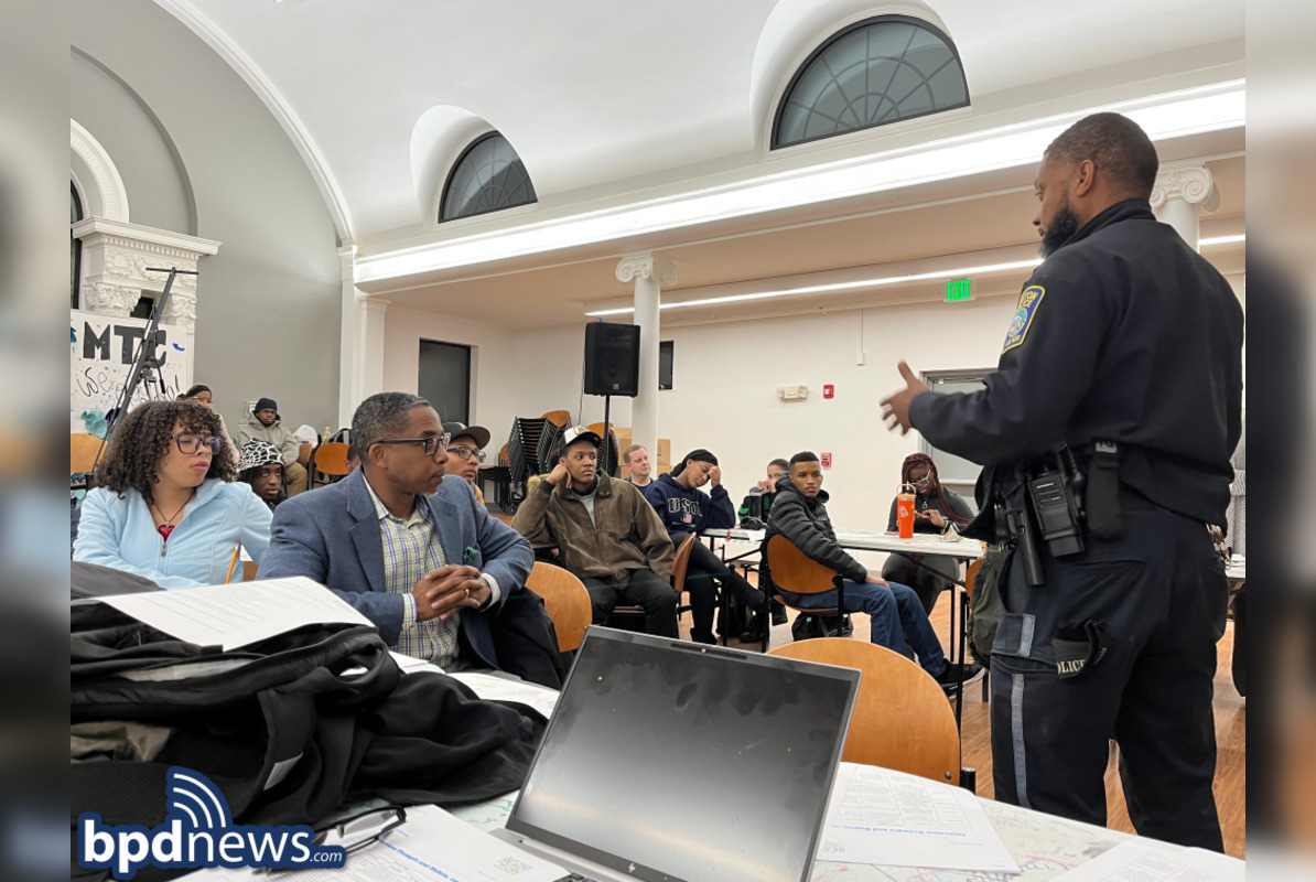 Boston Police Mentor High School Seniors with Mock Interviews at