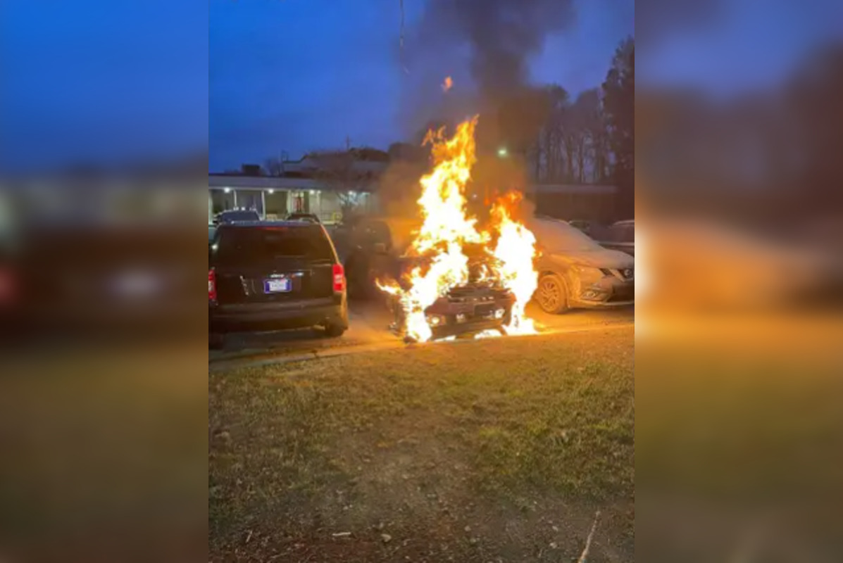 Car Fire at Sandy Springs' Woodland Elementary Extinguished Without
