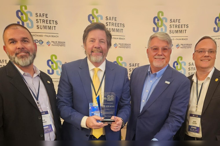 City of Sunrise Wins Complete Streets Community Award at Miami's Safe