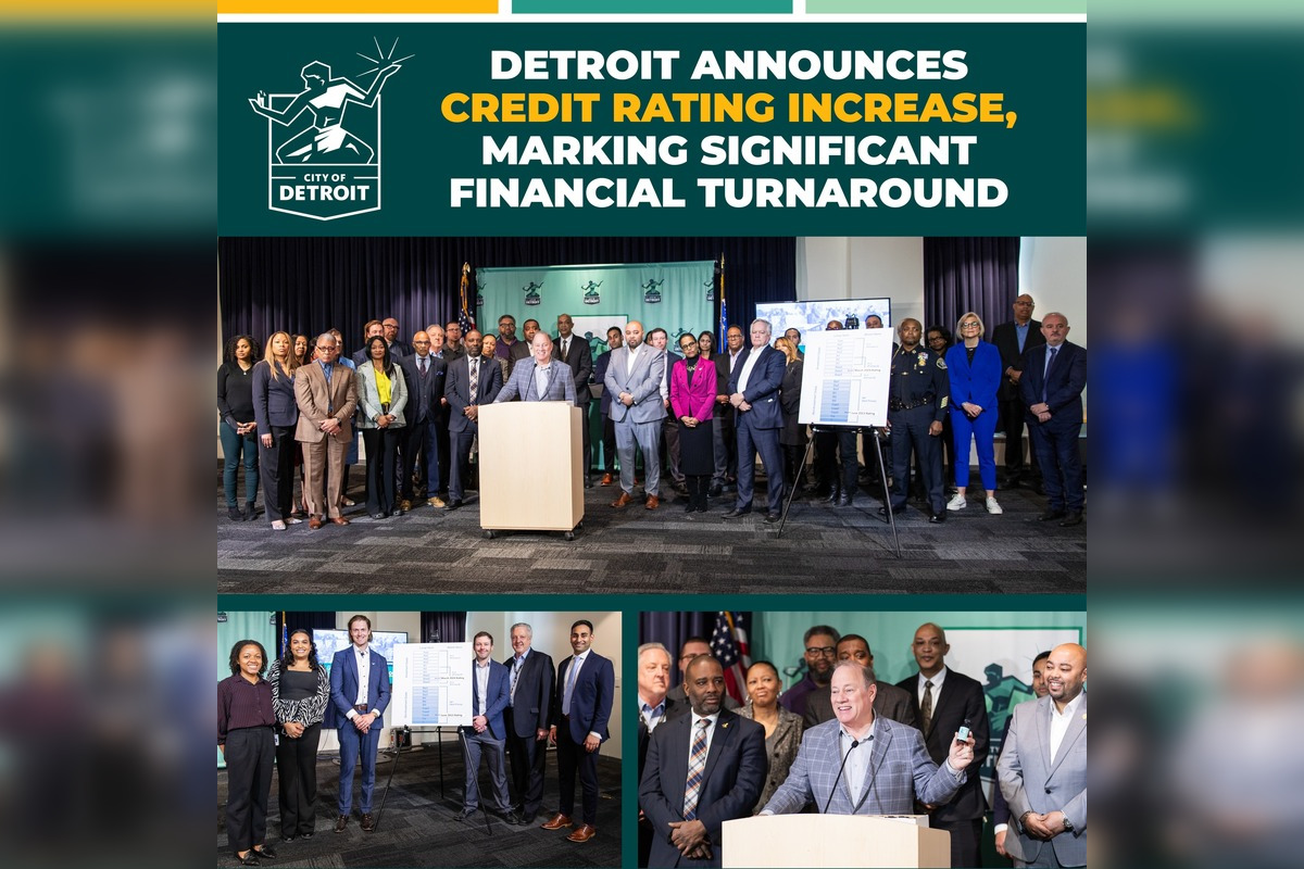 Detroit Earns Investment-Grade Credit Rating Decade After Bankruptcy,