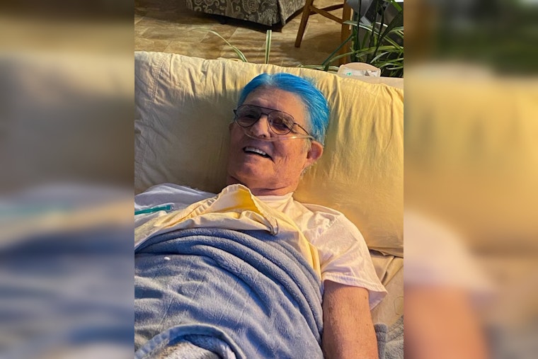 Detroit Lions Superfan Larry Benjamin, Known for Honolulu Blue Hair,