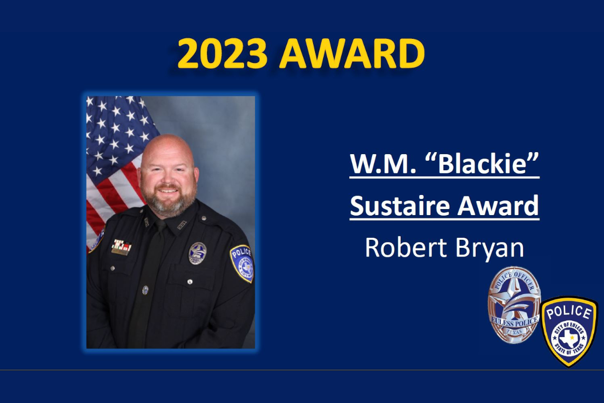 Euless Officer Robert Bryan Honored with Prestigious 2023 W.M.