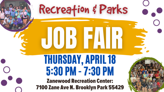 Brooklyn Park Recreation & Parks Dept Hosts Job Fair, Opens Camps