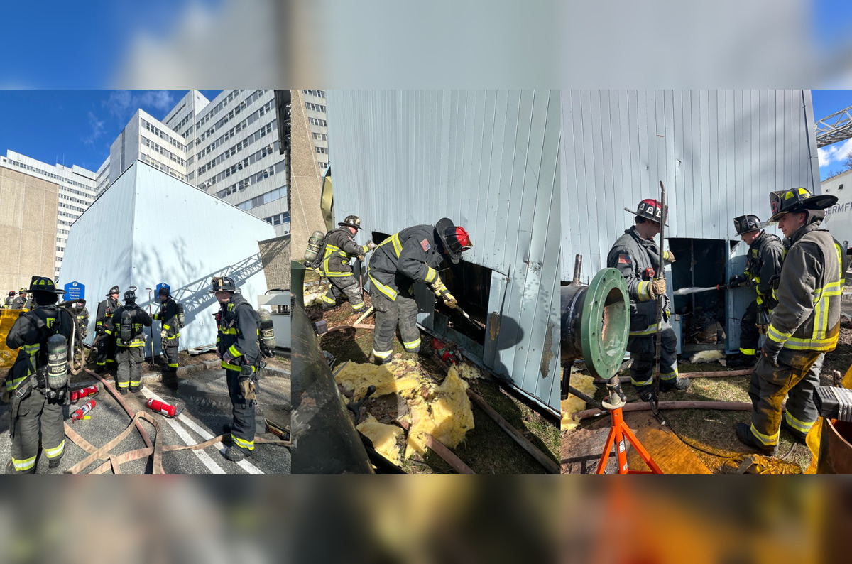 Firefighters Battle Blaze at MRI Building Behind Boston VA Hospital