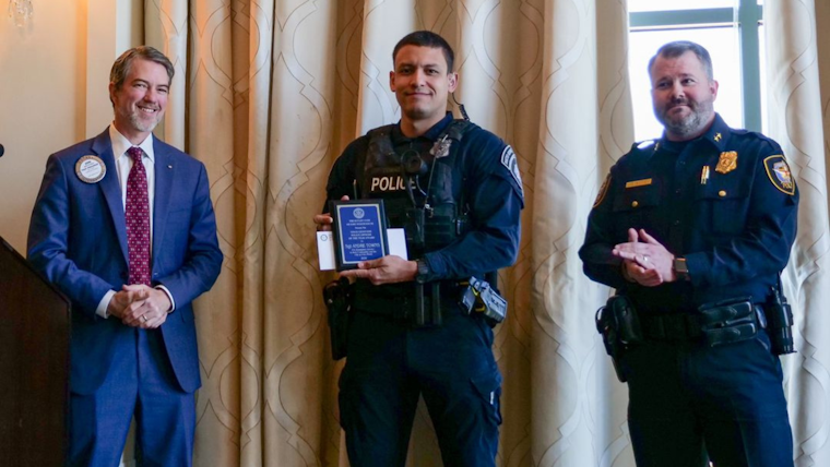 Fort Worth Officer Honored with Prestigious Award for Heroic
