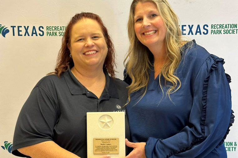 Garland Parks & Rec Leader Heather Lambert Honored with Dual Awards at