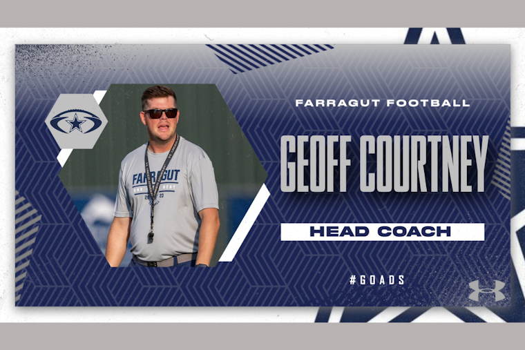 Geoff Courtney Takes the Helm as Head Coach of Farragut High Football,