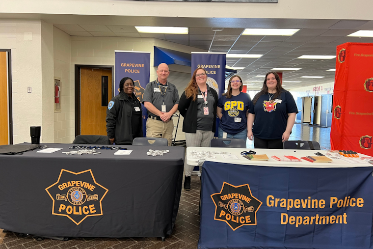 Grapevine Police Engage Youth with Career Opportunities at Local High