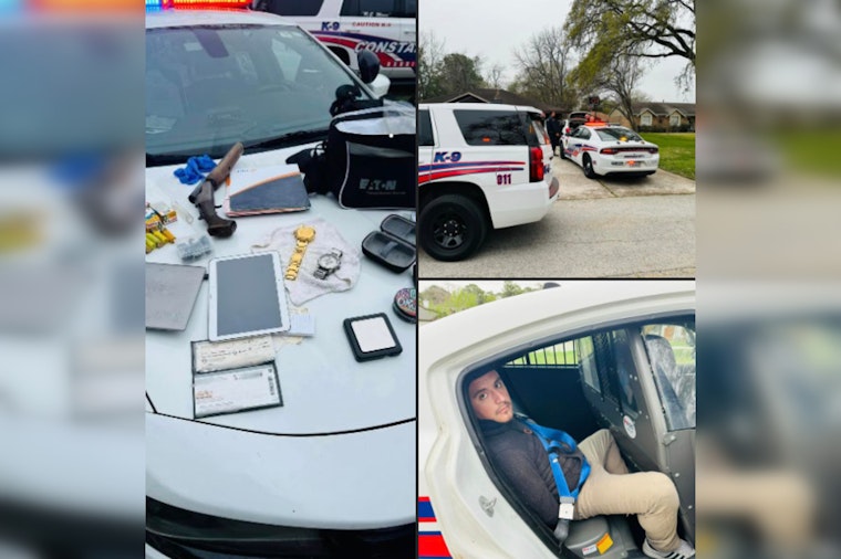 Houston Area Traffic Stop Yields Stolen Vehicle and Narcotics, Suspect