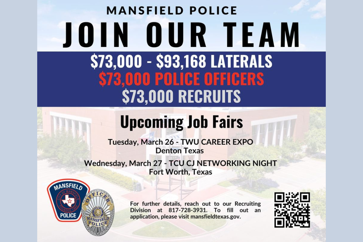 Mansfield Police Department Scouts New Talent at Texas Universities