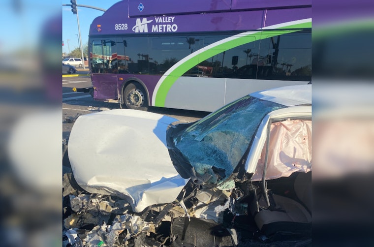 Mesa Man Killed in Collision Involving Valley Metro Bus, No Others