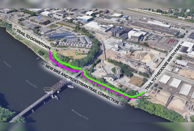 New Trail Segment to Enhance Minneapolis Riverfront Connectivity;