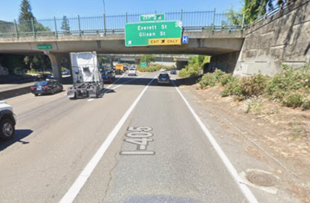 Portland's I-405 Southbound Shut Down by Pro-Palestine Protest,
