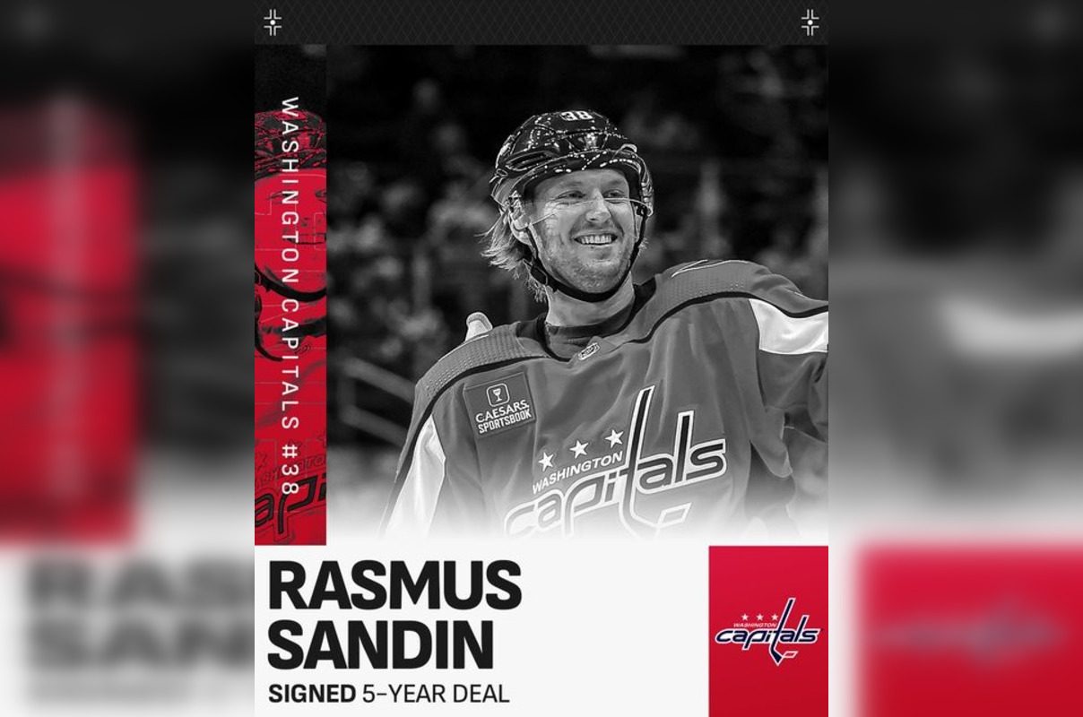 Washington Capitals Secure Defenseman Rasmus Sandin for Five More