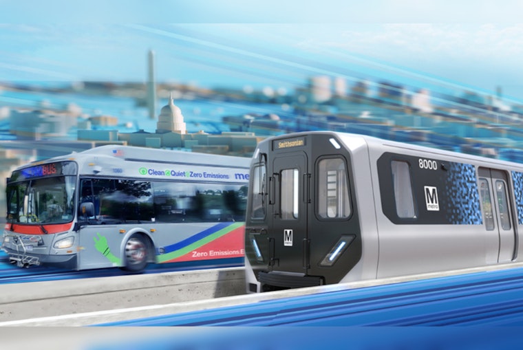 Washington D.C.'s Metro Unveils Tech-Enhanced 'Fleet of the Future' to