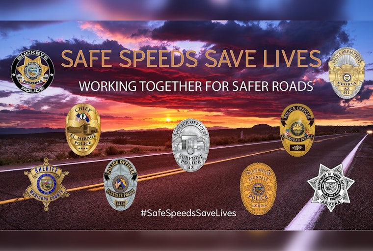 West Valley Police Chiefs Unite for "Safe Speeds Save Lives" Campaign