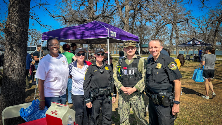 White Settlement Police Honor Military Families at NAS JRB Fort Worth
